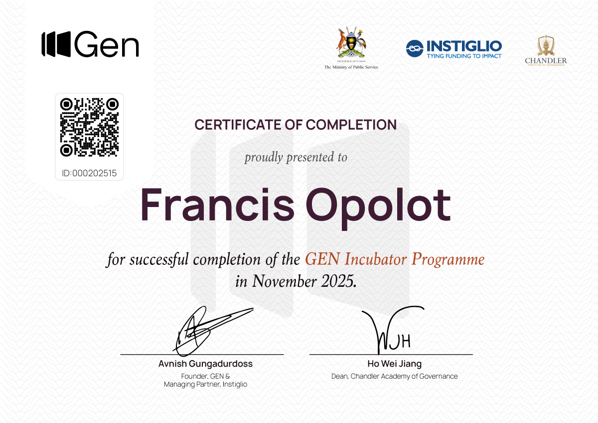 Francis Opolot - Government Empowerment Network